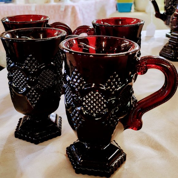 Avon | Dining | Avon Cape Cod 876 Collection Pedestal Mugs | Poshmark